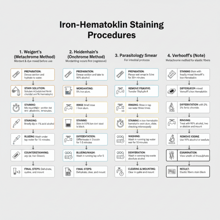 Iron-Hematoxylin Staining - Principle, Procedure, Uses - Biology Notes ...