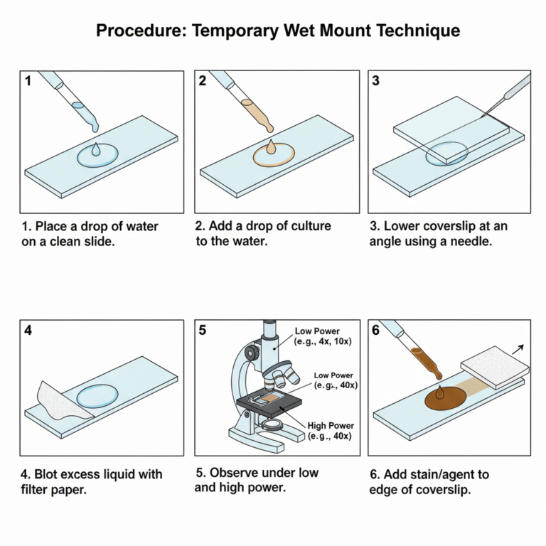 Temporary Wet Mount technique - Procedure, Requirement, Uses - Biology ...