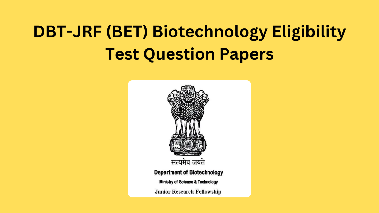 CSIR NET-JRF Life Sciences Previous Year Question Papers (2011-2024 ...