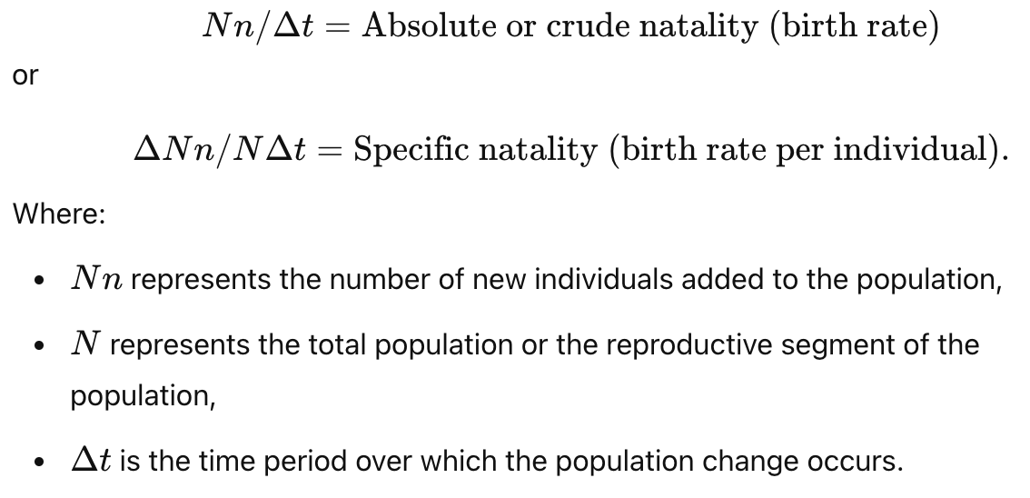 Population Characteristics - Biology Notes Online