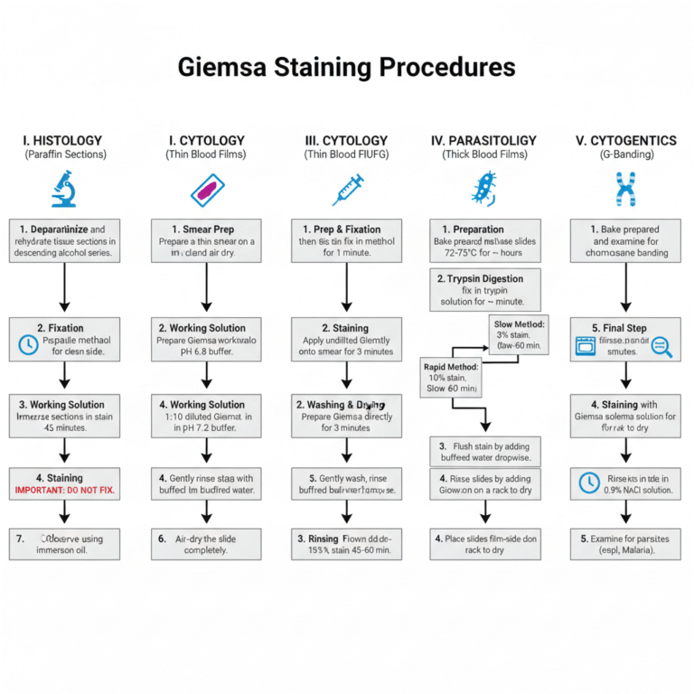 Giemsa Stain- Principle, Procedure, Results, Uses - Biology Notes Online