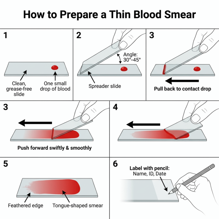 Thick and Thin Blood Smear Preparation - Biology Notes Online