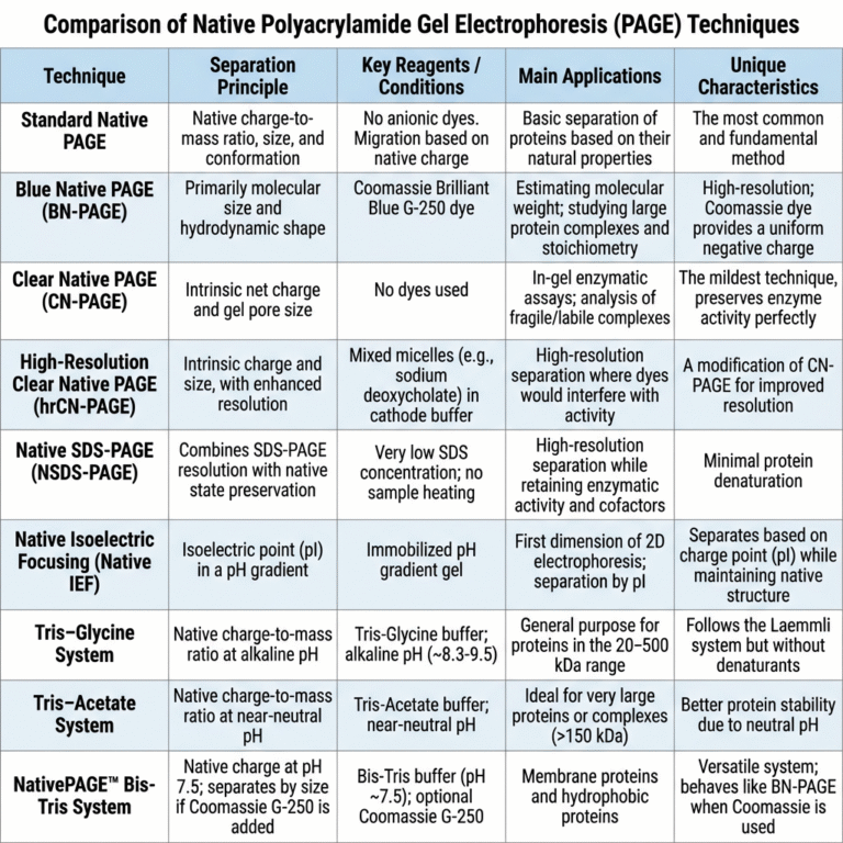 Native Polyacrylamide Gel Electrophoresis (PAGE) - Biology Notes Online