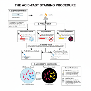Acid Fast Stain - Principle, Reagents, Procedure, Result - Biology ...