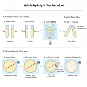 Gelatin Hydrolysis Test - Purpose, Principle, Procedure, Result ...