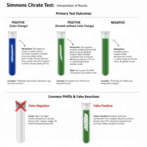Simmons Citrate Agar - Principle, Composition, Procedure, Result, uses ...